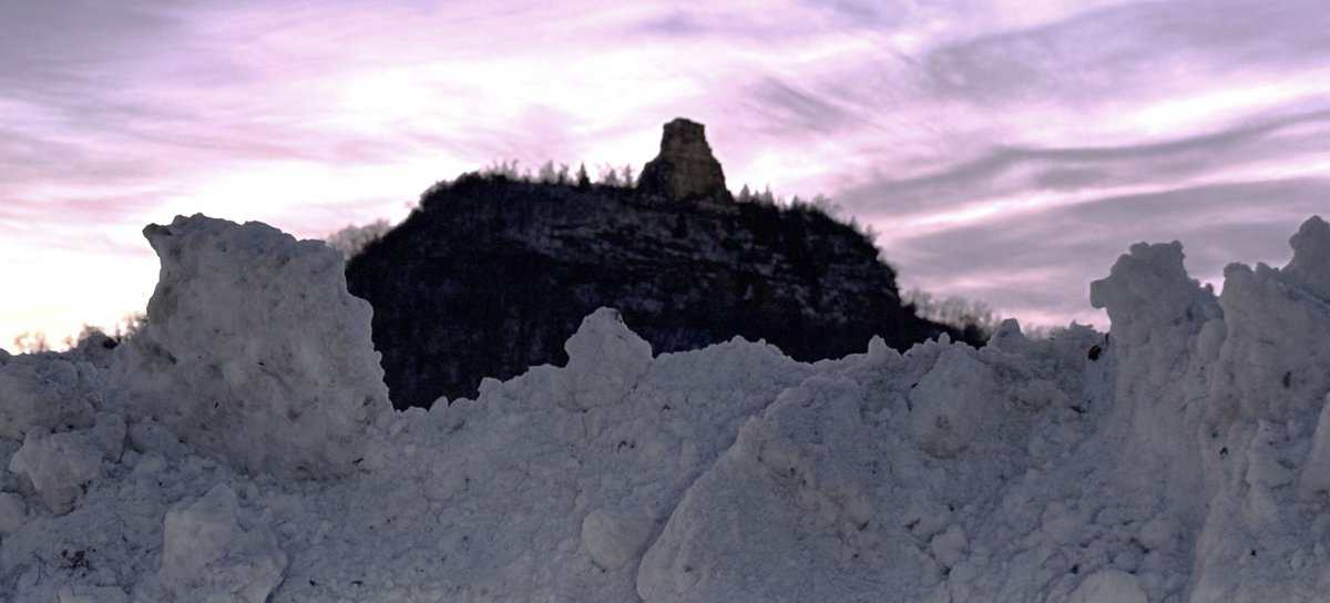 A cold, cold Sugar Loaf at dusk | Winona Journal