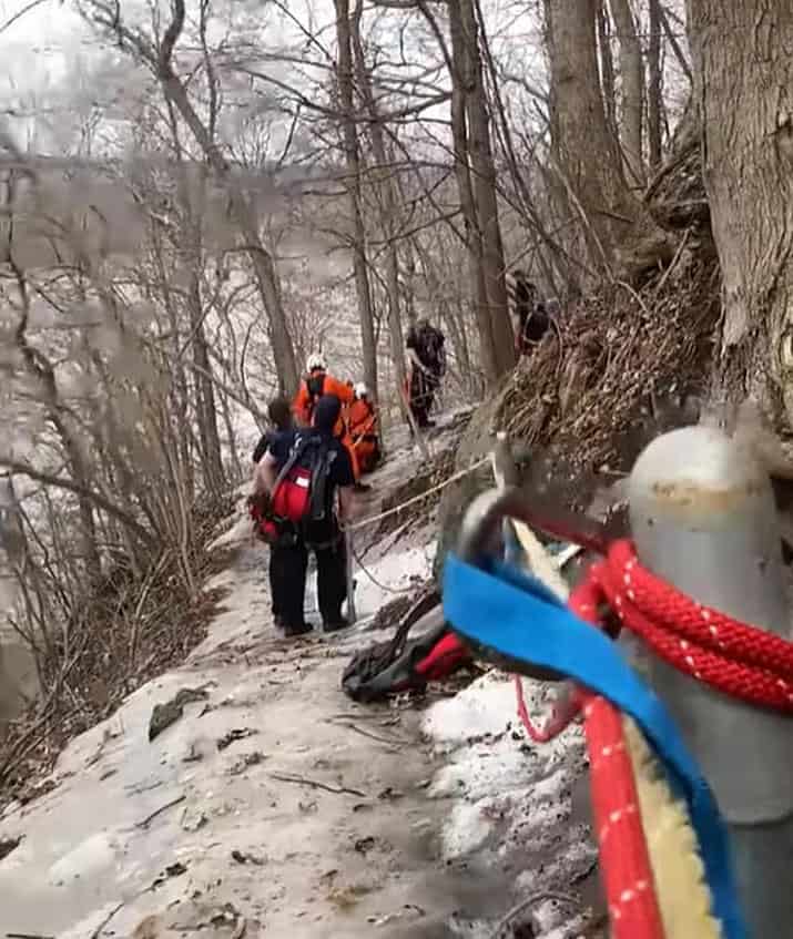 Family rescued from icy, muddy hiking trail | Winona Journal